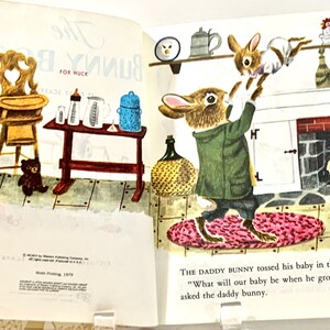Vintage Storybook, the Bunny Book, Little Golden Book,patsy Scarry ...