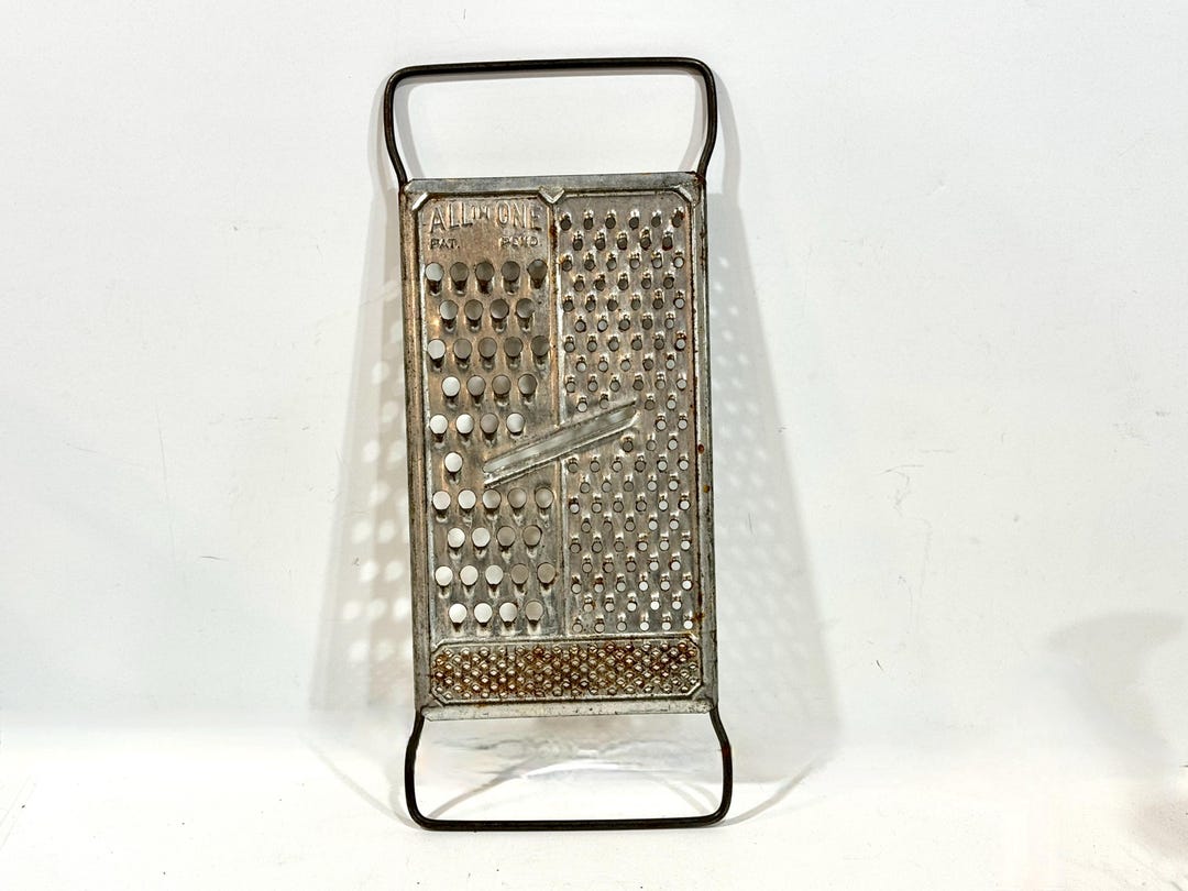 Vintage Grater, All in One, Cheese Grater, Metal Slicer, Pat Pending ...