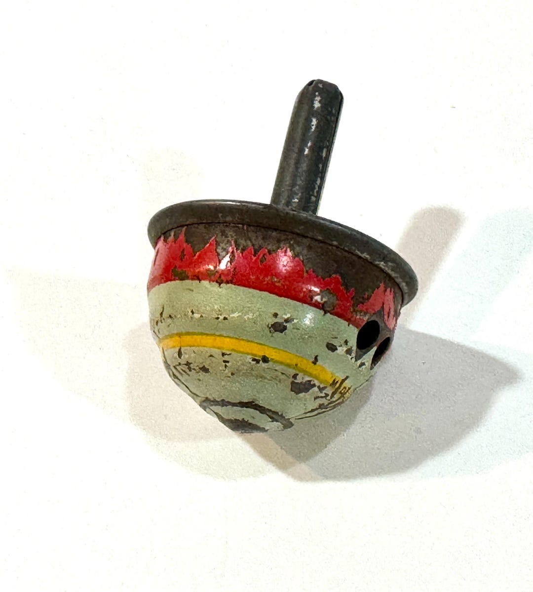 Vintage Top, Spinning Toy, Gibbs Manufacturing, Made in USA, Tin Litho ...