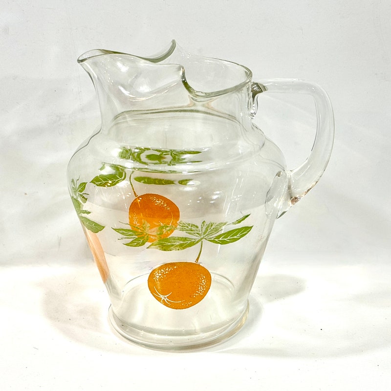 Glass Juice Pitcher - Etsy