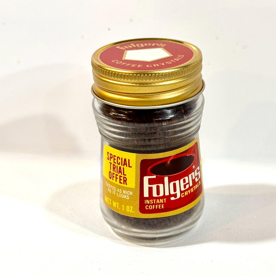 Vintage 1980s Folgers Coffee, Coffee Crystals, Trial Offer, Full ...