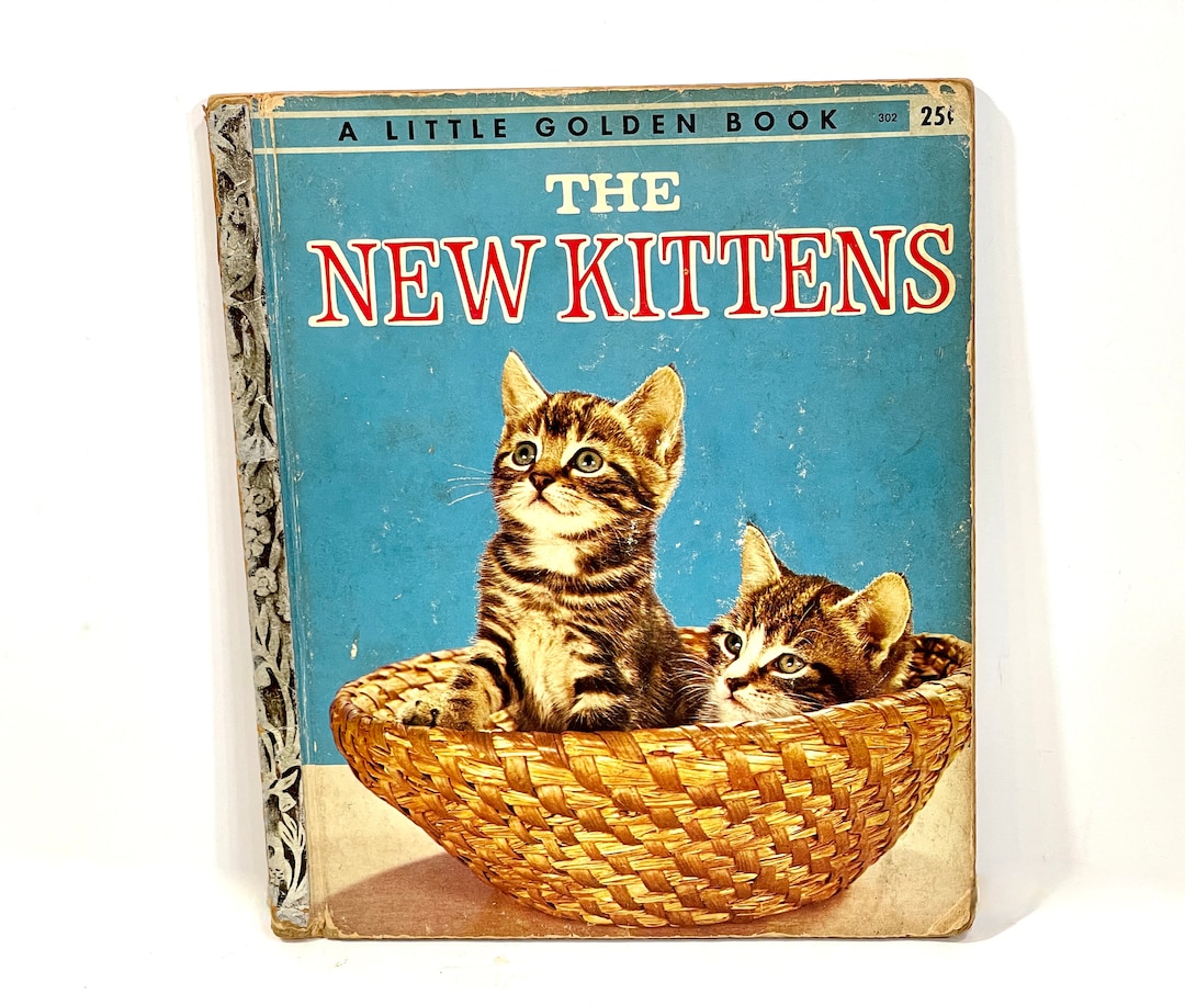 Vintage Storybook, New Kittens, Little Golden Book, Picture Book, Mid ...