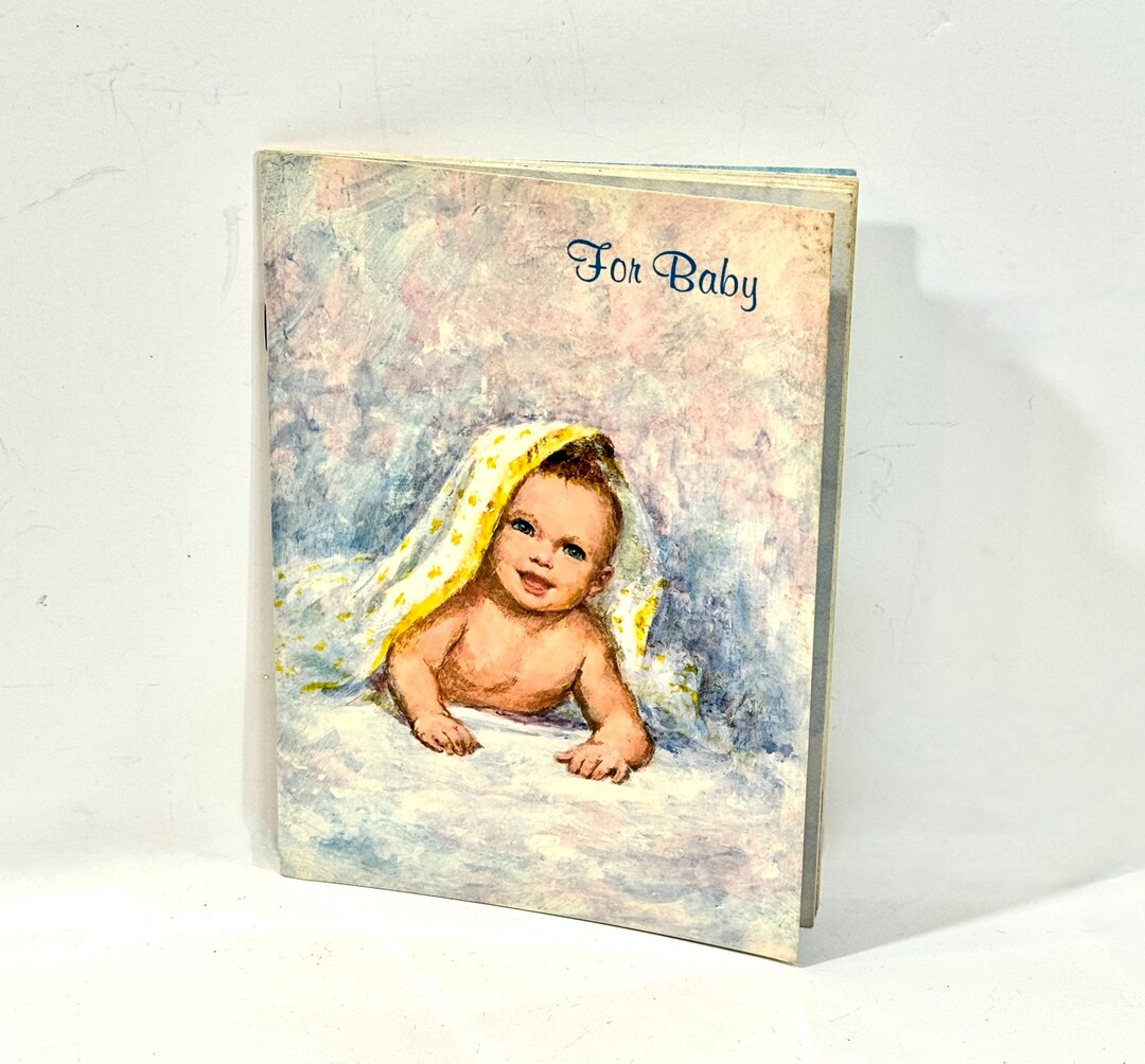 Vintage Baby Book: Poems & Illustrations, Soft Cover, Mid Century 1960s ...
