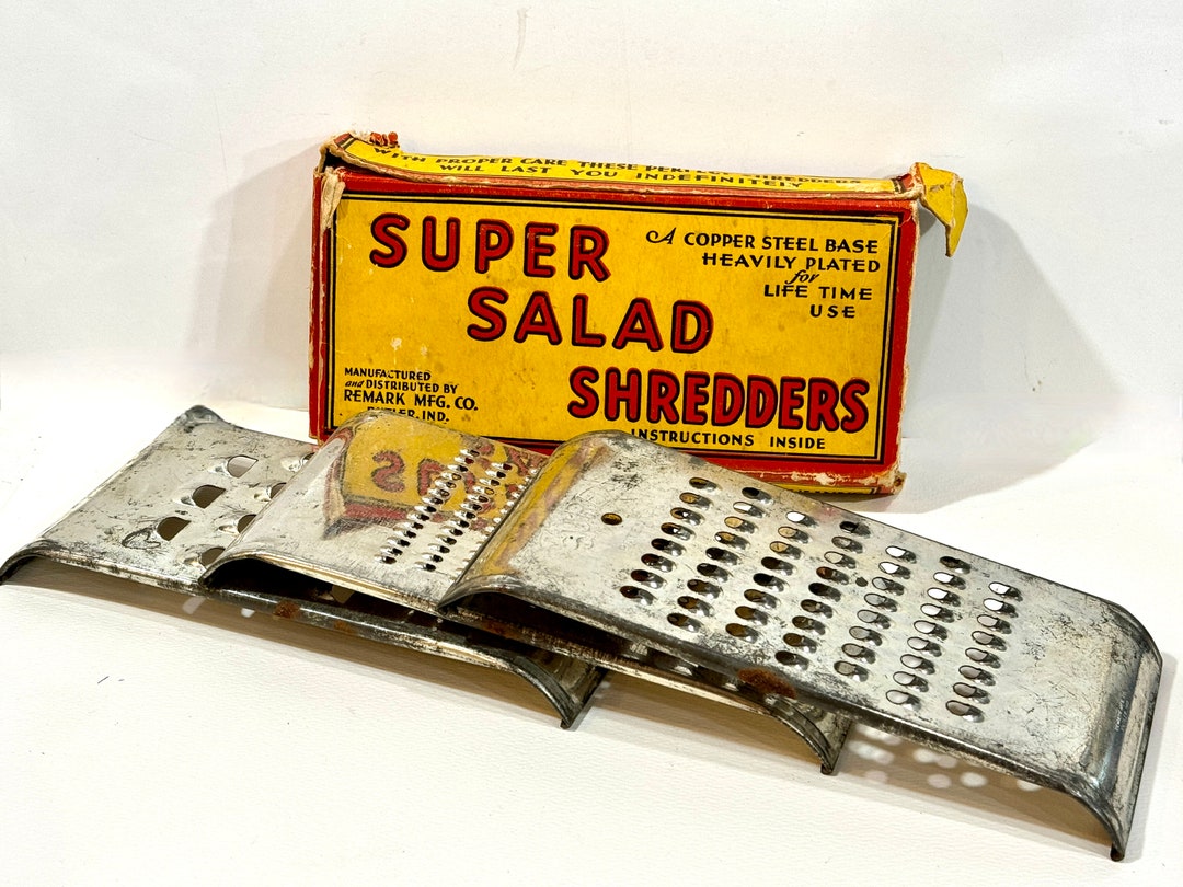 Vintage Kitchen, 3 Shredders, Original Box, Remark Mfg, Super Salad ...