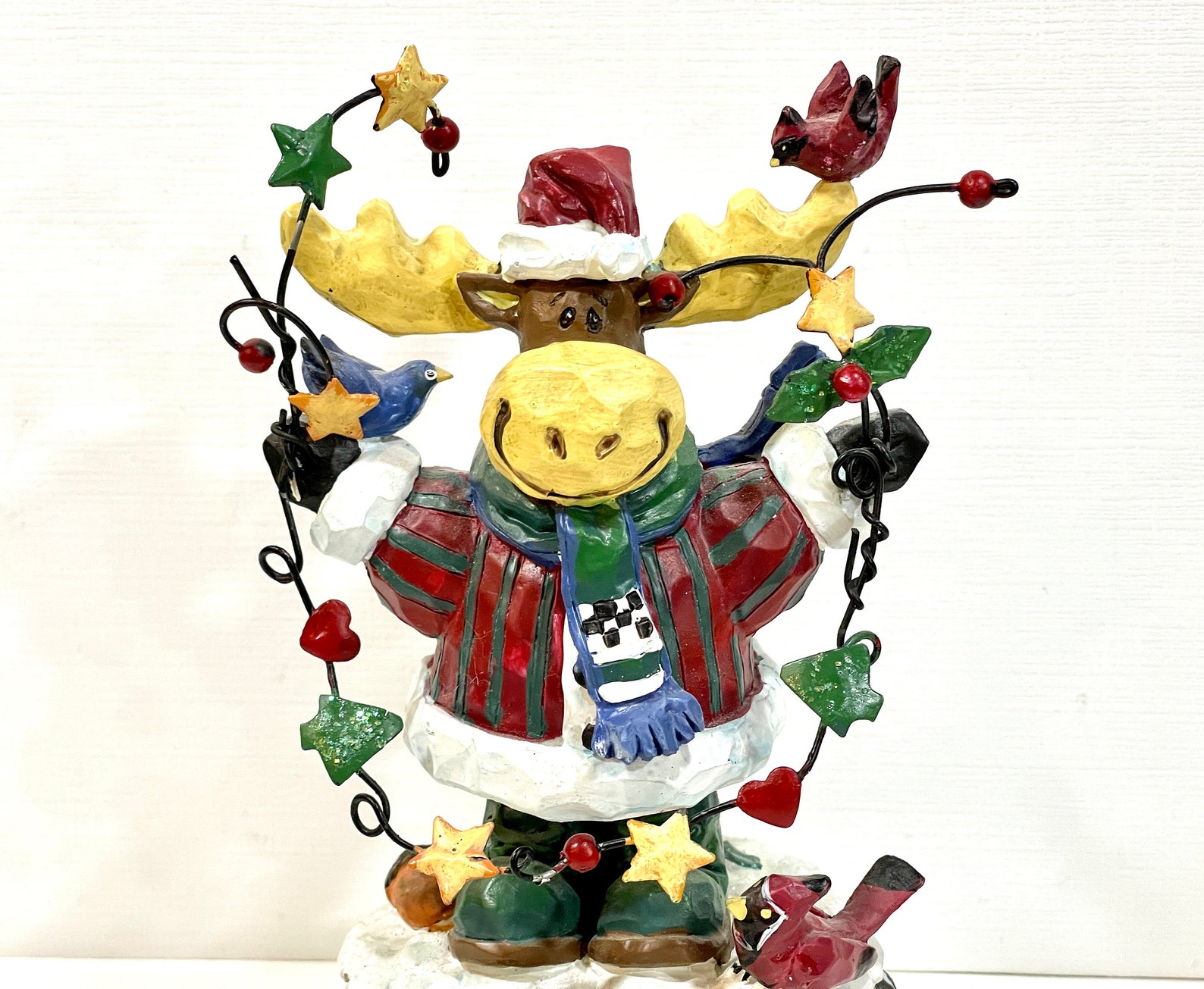 Funky Santa Moose Music Box We Wish You a Merry Christmas - Etsy