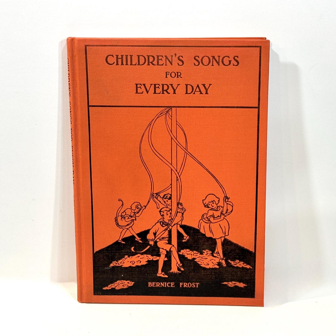 1931 Children's Songbook: Art Deco Illustrations, 1st Edition - Etsy