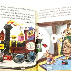 Vintage Storybook, the Bunny Book, Little Golden Book,patsy Scarry ...