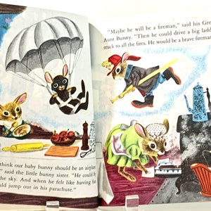 Vintage Storybook, the Bunny Book, Little Golden Book,patsy Scarry ...