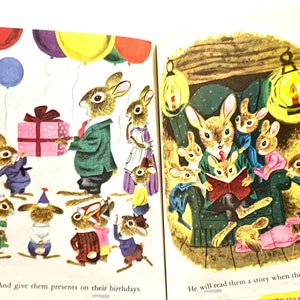 Vintage Storybook, the Bunny Book, Little Golden Book,patsy Scarry ...