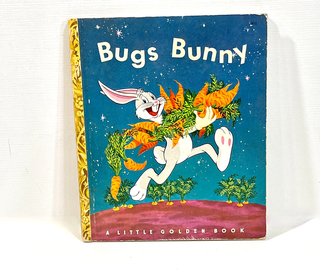 Vintage Bugs Bunny, Little Golden Book, Warner Bros, 1940s Storybook ...