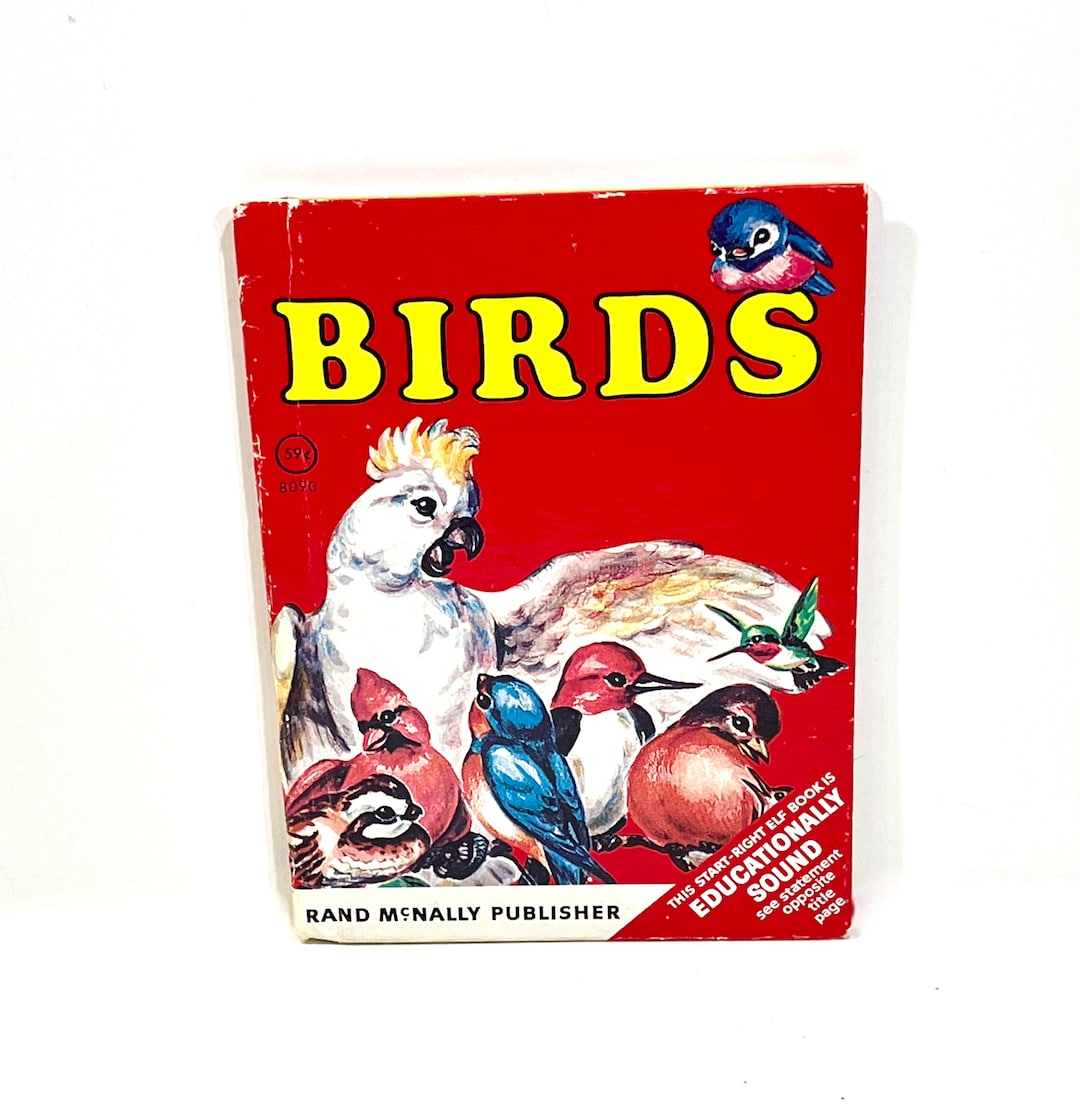 Vintage Birds Book, Rand Mcnally, by Mabel Watts, Mid Century 1950s ...