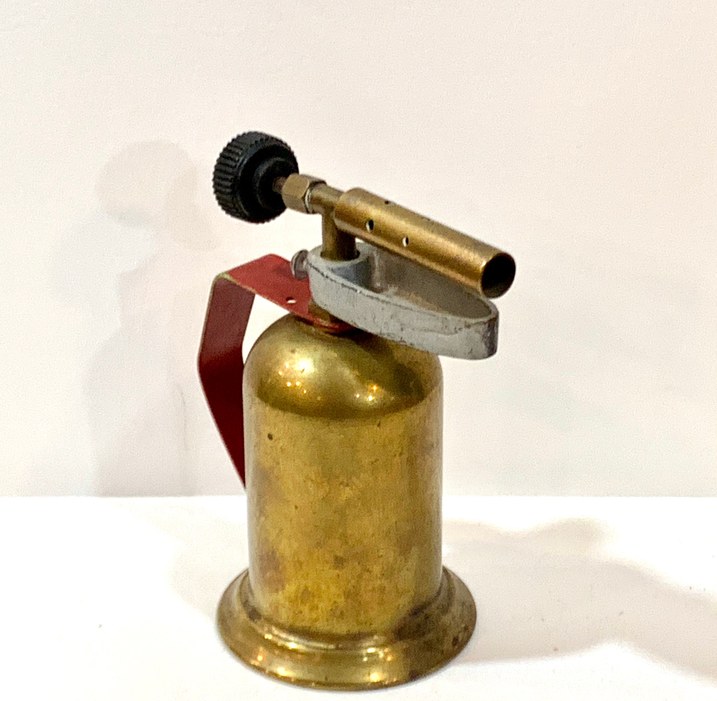 Vintage Blow Torch Mini Brass Torch Gasoline Torch Red | Etsy