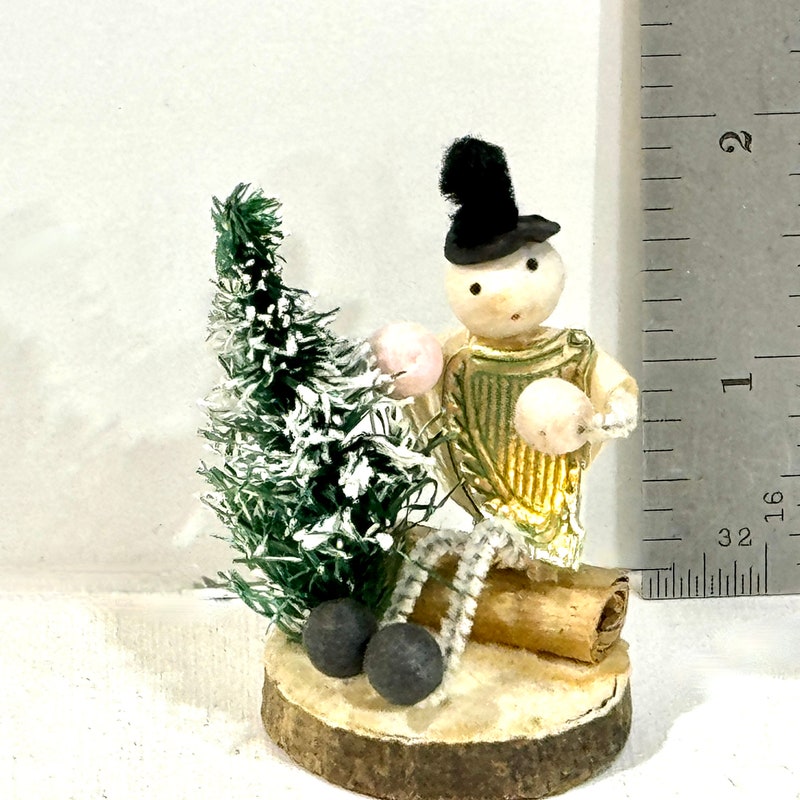 Spun Cotton Snowman - Etsy