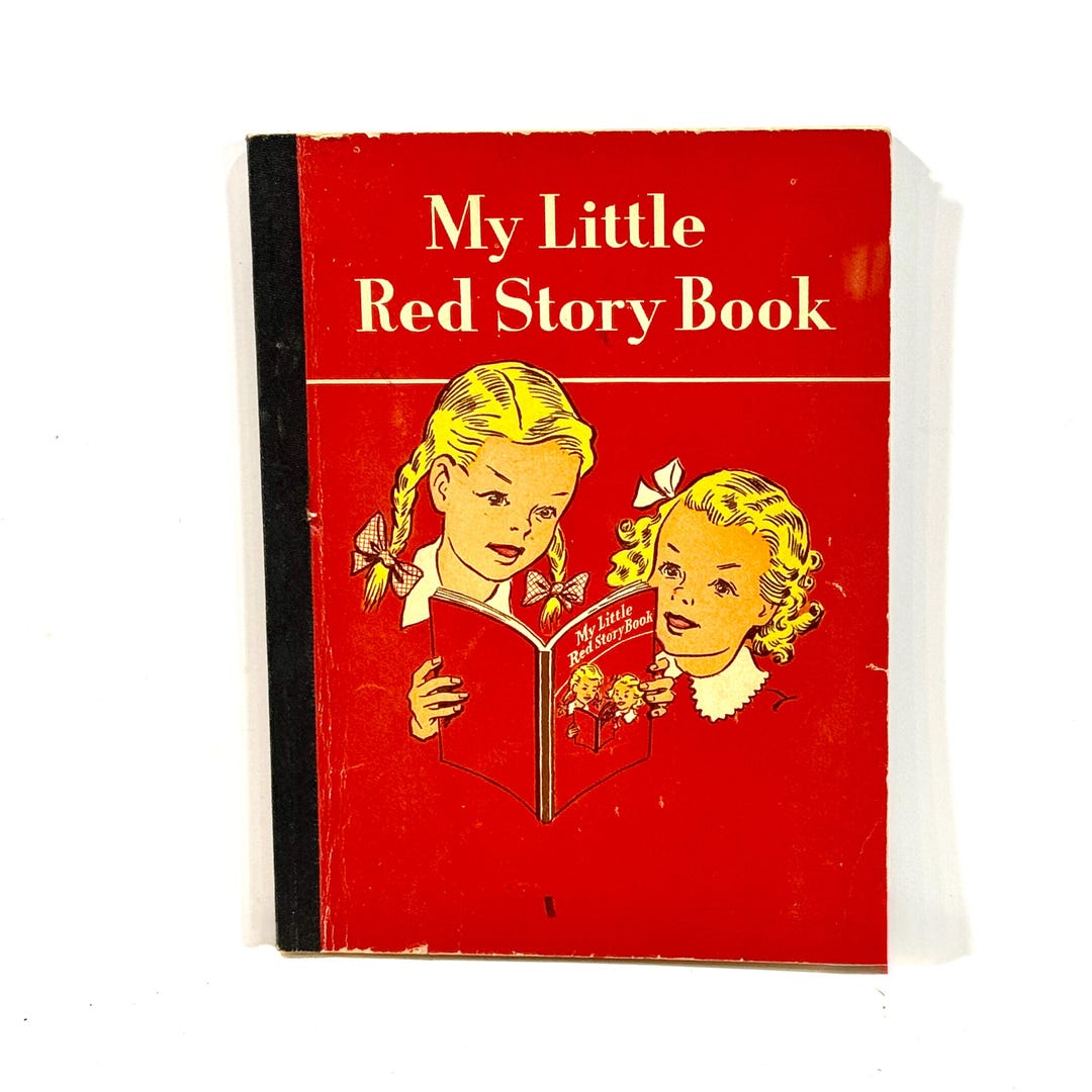 Vintage Reading Book, Little Red Story Book, First Level Pre Primer, by ...