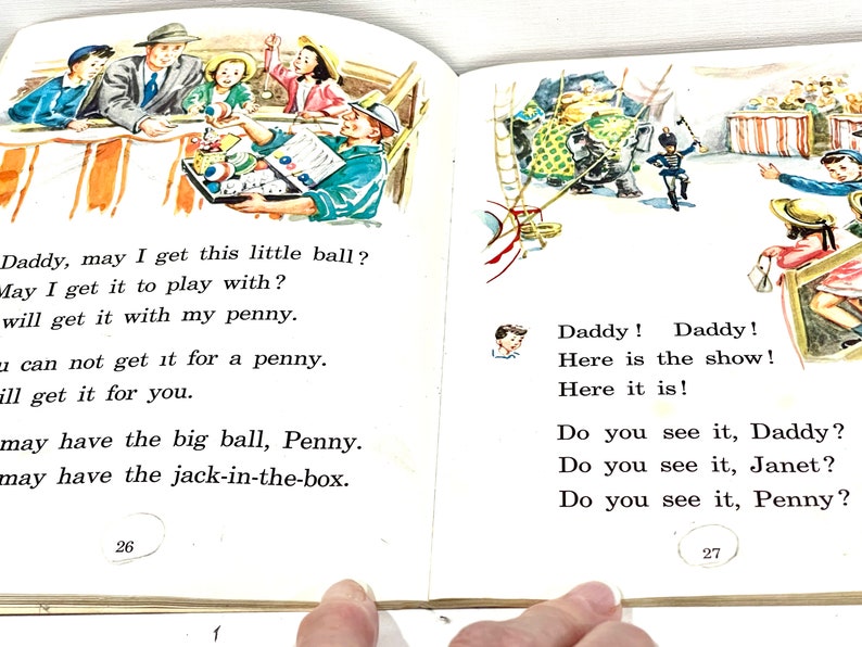 1949 Primer Tip and Mitten Series THE BIG SHOW Jack Janet - Etsy