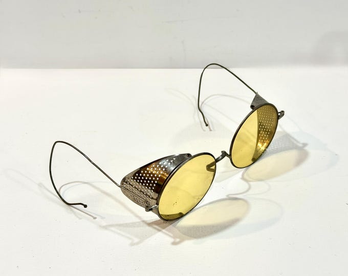 Antique 1920s, Wilson Safety Glasses, Motorcycle, Aviator, Driving ...