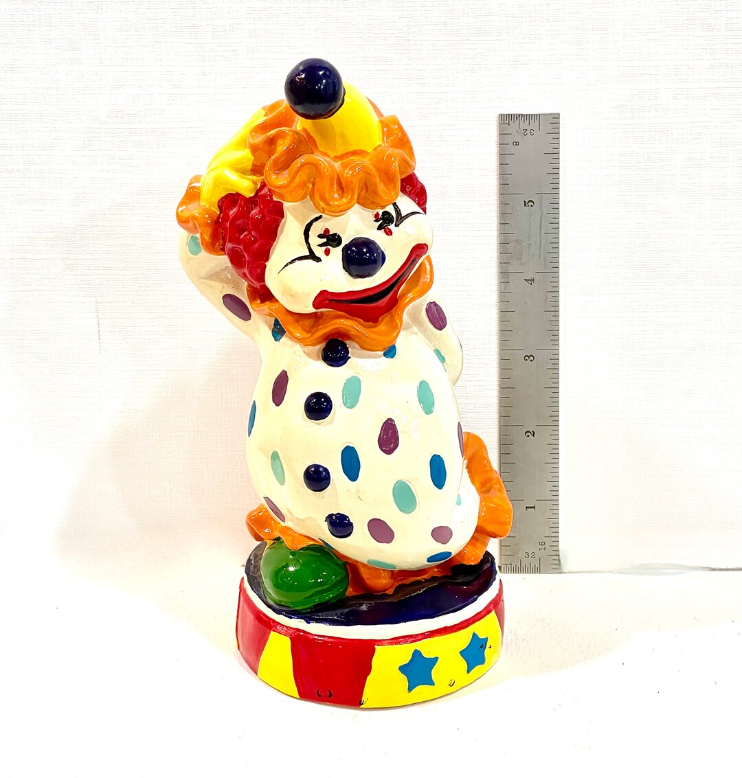 FUNKY Clown Bank, Circus Clown, Plastic Clown, 7 Inches Tall, Gift for ...
