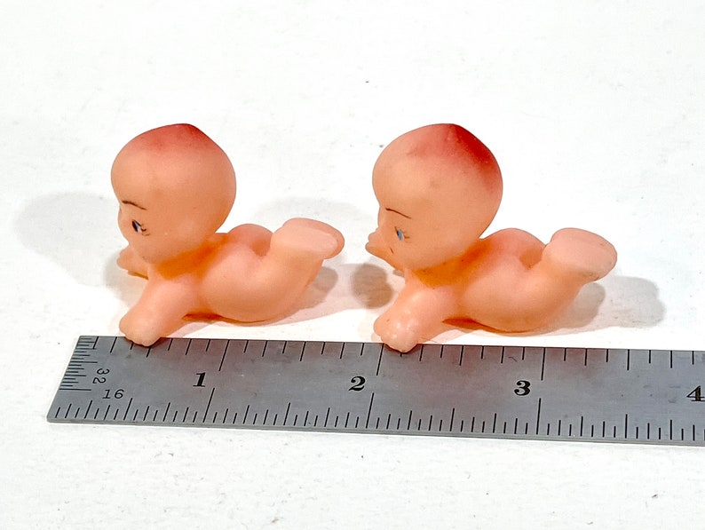 Rubber Kewpie Cake Toppers 2 Kewpie Dolls Miniature Kewpie - Etsy