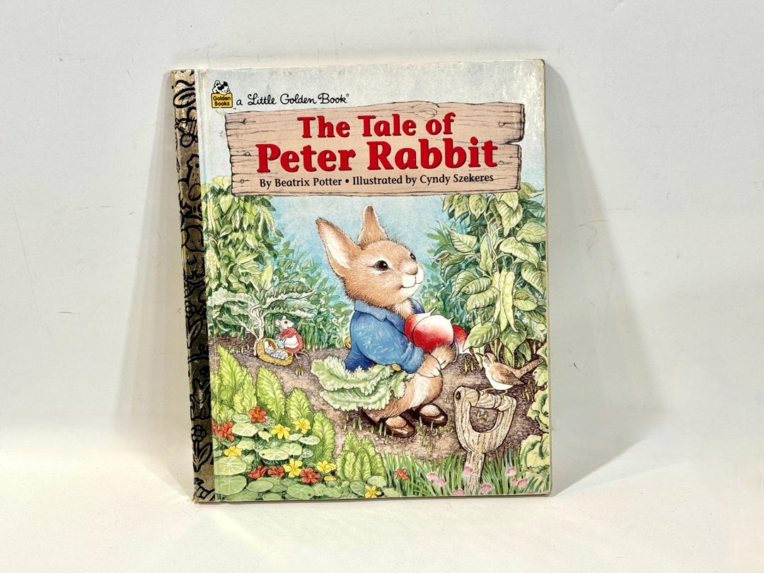 Vintage Storybook, the Tale of PETER RABBIT, Little Golden Book, 1997 ...