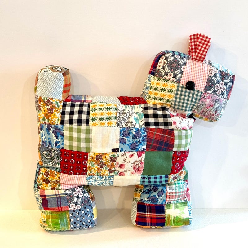 Patchwork Pillow - Etsy