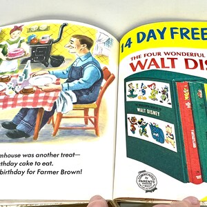 Vintage Storybook, Farm Animals, the Jolly Barnyard, Little Golden Book ...