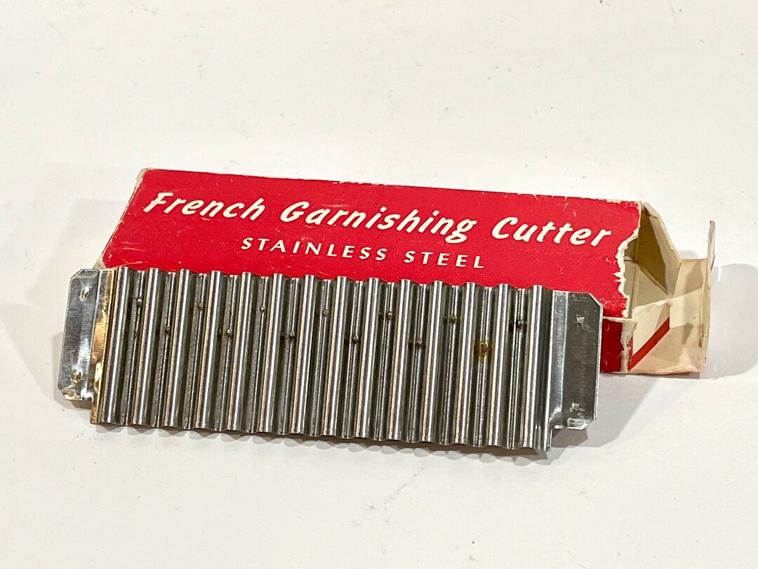 Vintage Kitchen, FRENCH GARNISHING CUTTER, Crinkle Fries, Vegetable ...