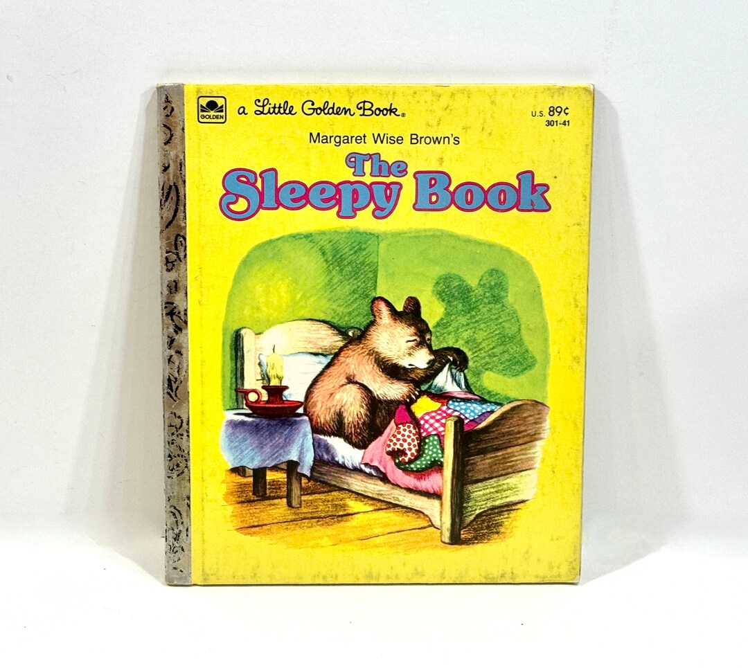 Vintage Storybook, Sleepy Book, Little Golden Book, Margaret Wise Brown ...
