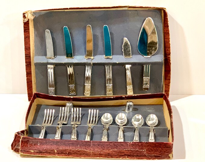 Vintage Toy Silverware, Banner Metaltone, Junior Tableware, Original ...