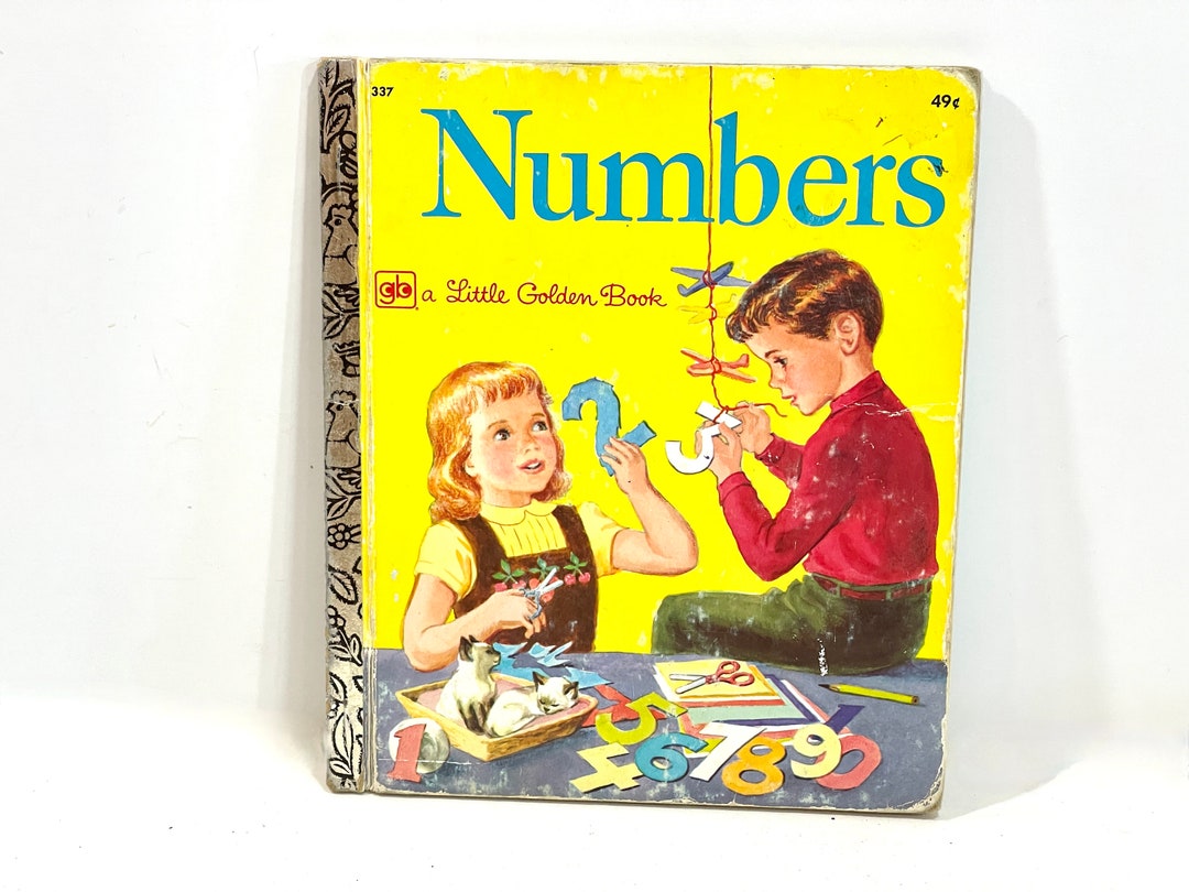 Vintage Storybook, Numbers, Little Golden Book, Written by Mary Reed ...