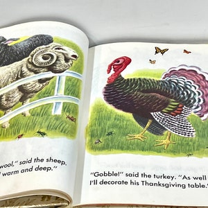 Vintage Storybook, Farm Animals, the Jolly Barnyard, Little Golden Book ...