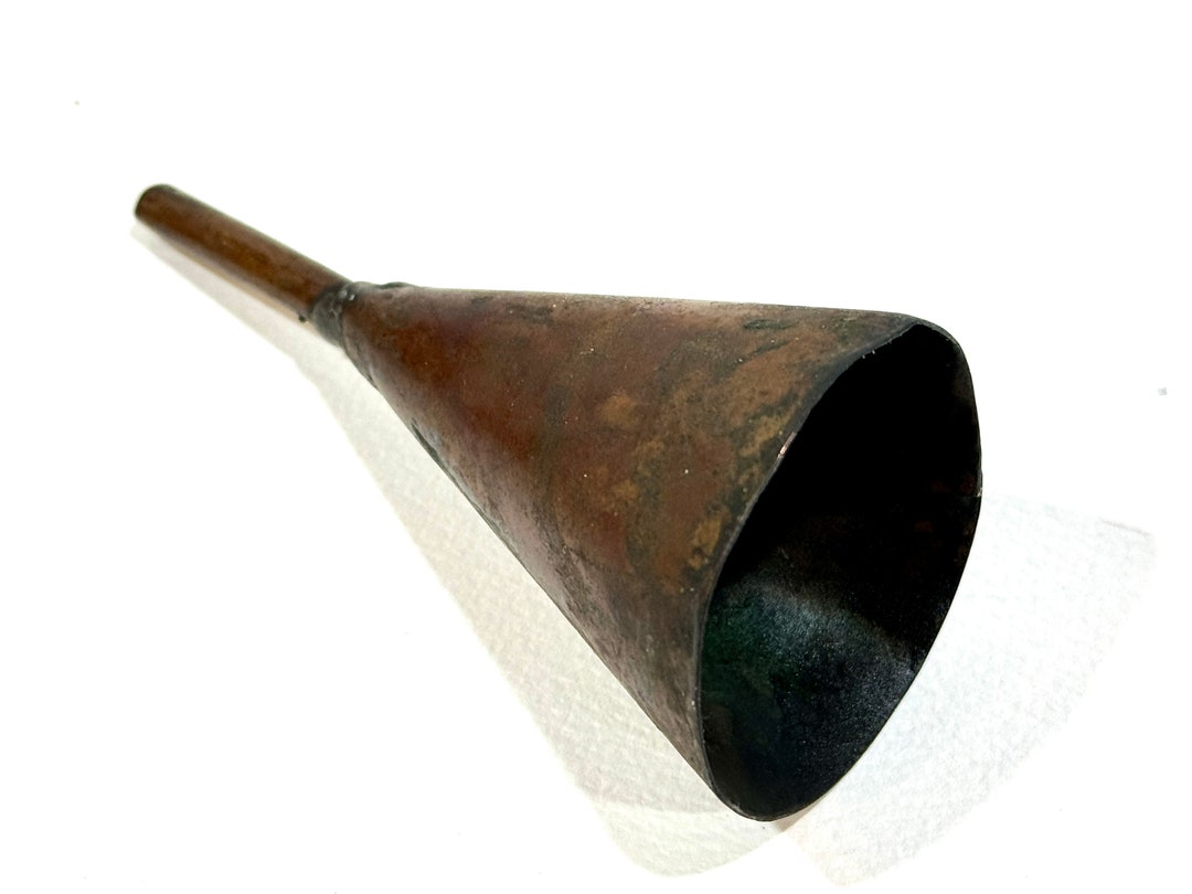 Antique Funnel, Solid Copper, Soldered Seams, Small Funnel 4 Inches ...