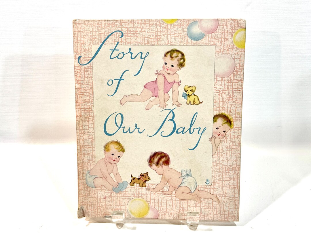 1950s Baby Record Book, Hard Cover, Baby Ephemera, USED - Etsy