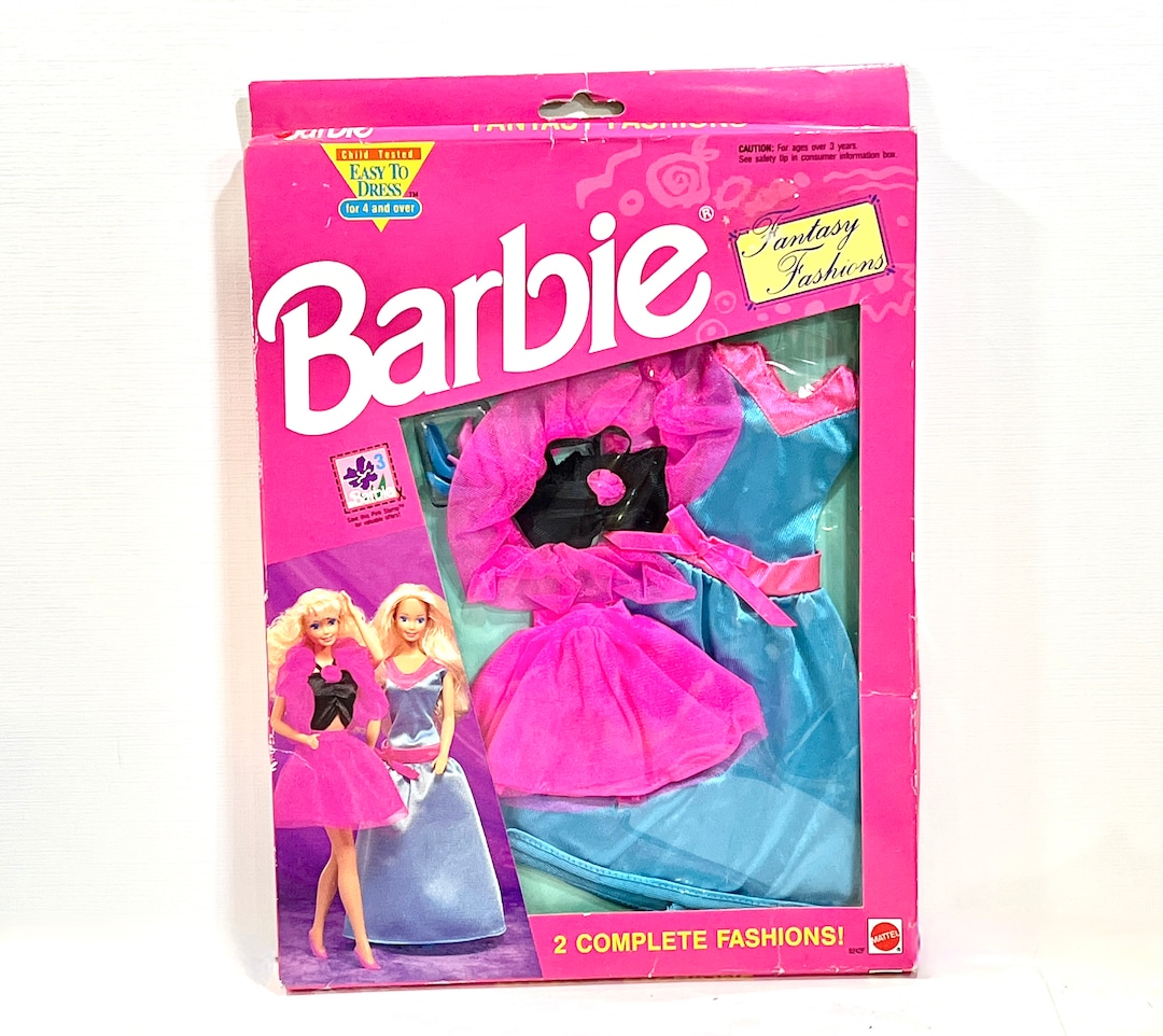 Vintage Barbie Clothes, NOS, Fantasy Fashions, 2 Complete Fashions ...
