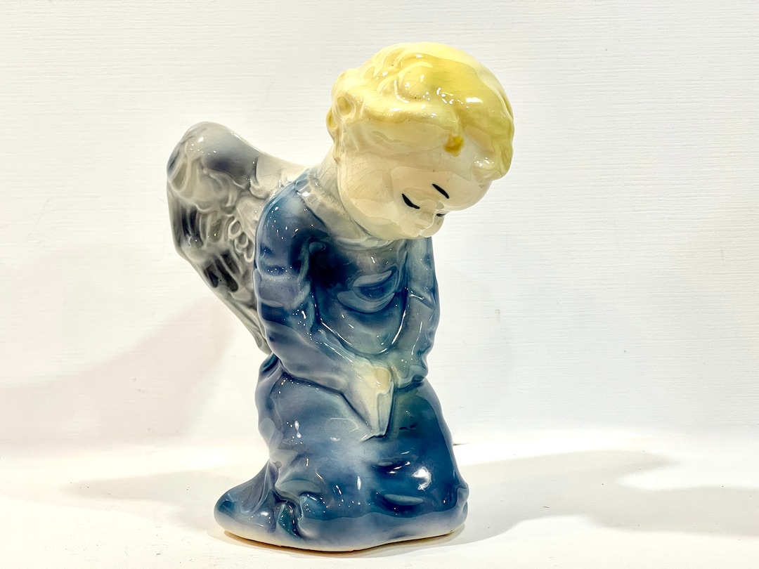 1940s Royal Copley Praying Angel, USA Art Pottery, Wall Pocket, Angel ...