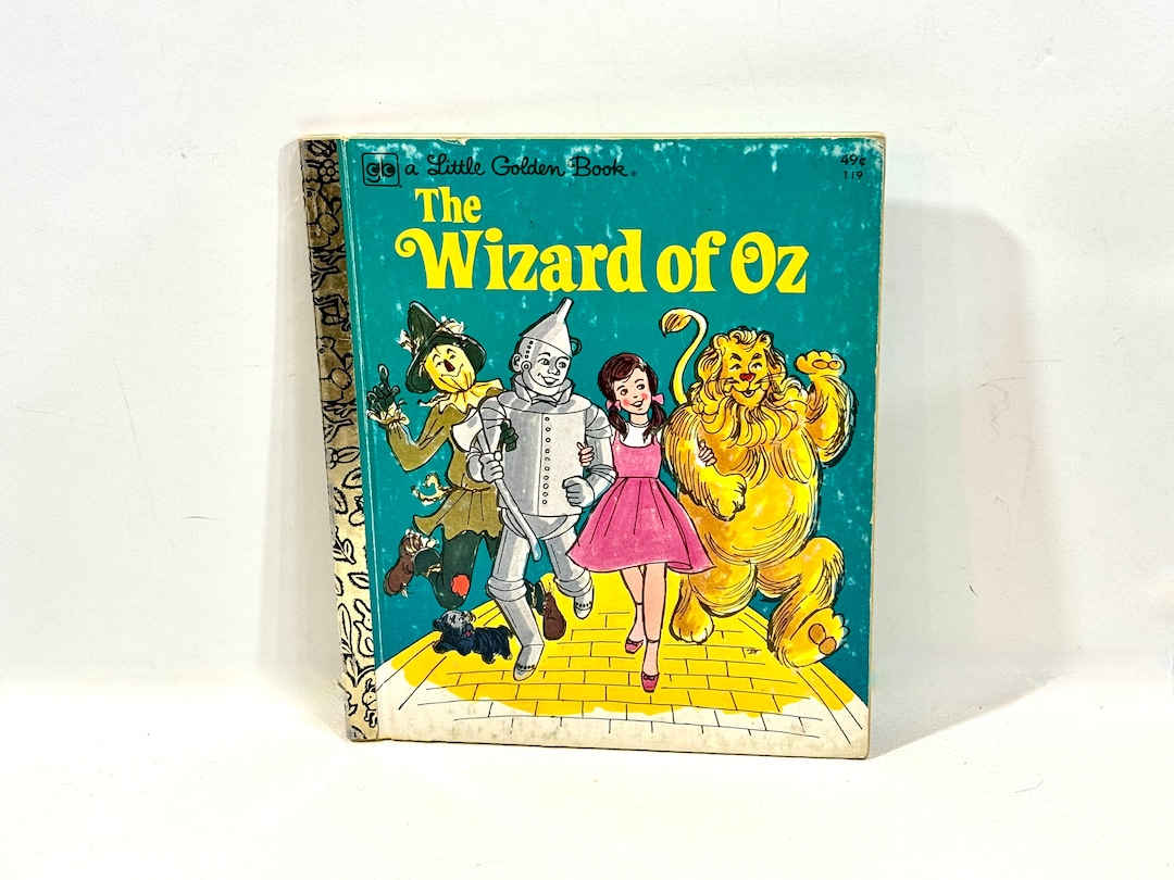 Vintage Storybook the Wizard of Oz, Little Golden Book, Retold by Mary ...