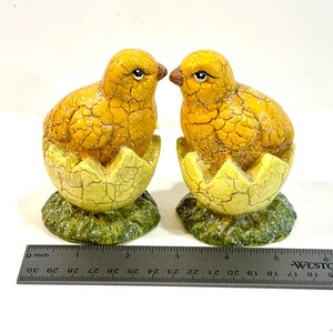 Vintage Easter, Folk Art Chicks, Hatching Chicks, Set of Three, Paper ...