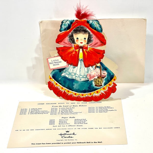 Hallmark Doll Card - Etsy