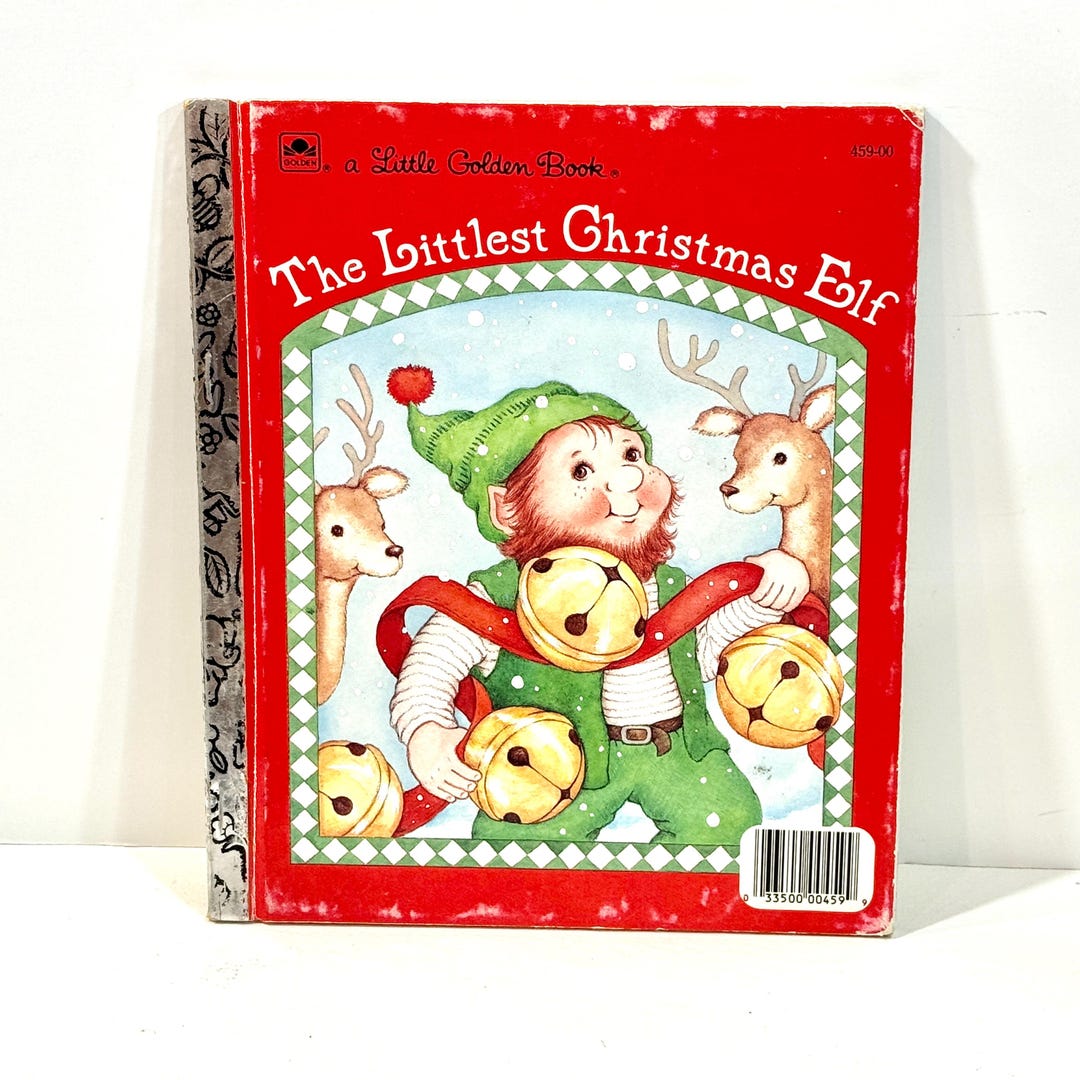 The Littlest Christmas Elf, Little Golden Book, Christmas Story, 1980s ...