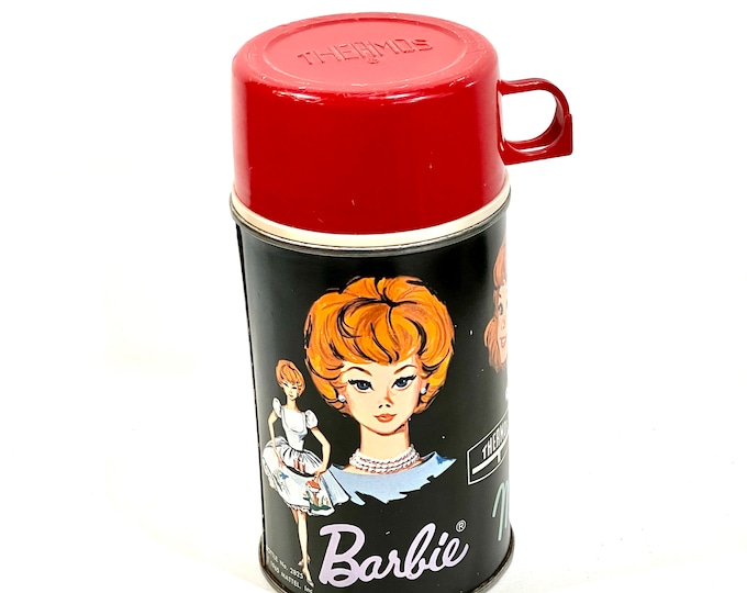 Vintage Barbie Thermos, Mattel 1960s , Barbie Lunchbox, Retro Barbie ...