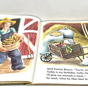 Vintage Storybook, Farm Animals, the Jolly Barnyard, Little Golden Book ...