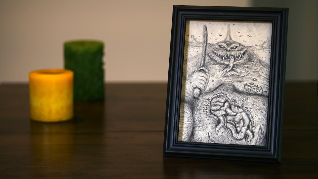 The Great Unclean One Original Art Drawing of Warhammer 40k Nurgle ...