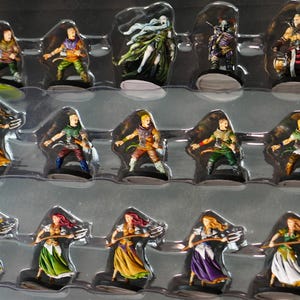 Village Attacks Board Game With All Miniatures Painted to a Very High ...