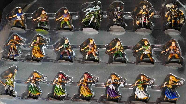 Village Attacks Board Game With All Miniatures Painted to a Very High ...
