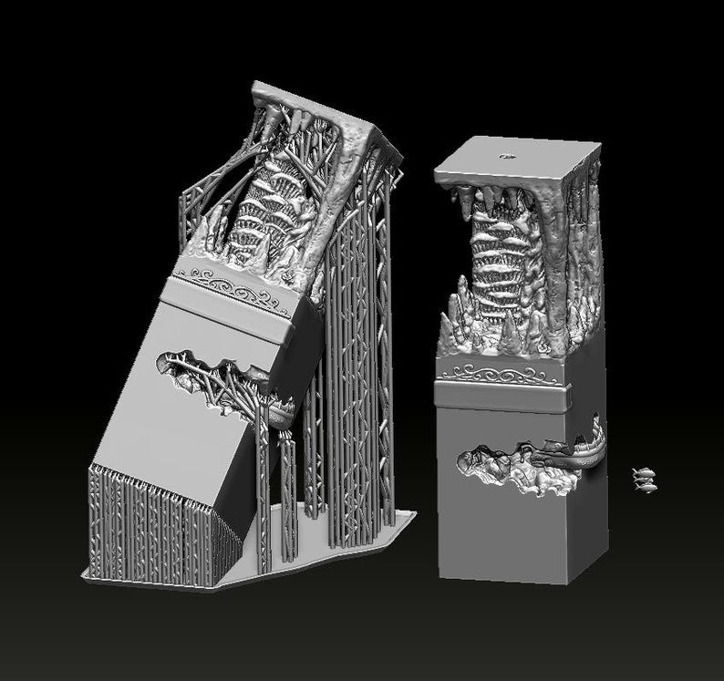Cavern Display Base (STL) Digital Download 3d Model - LICENSED - Etsy