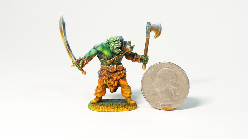 Expertly Painted Vampire Orc Miniature From Reaper Minis - Roleplaying ...