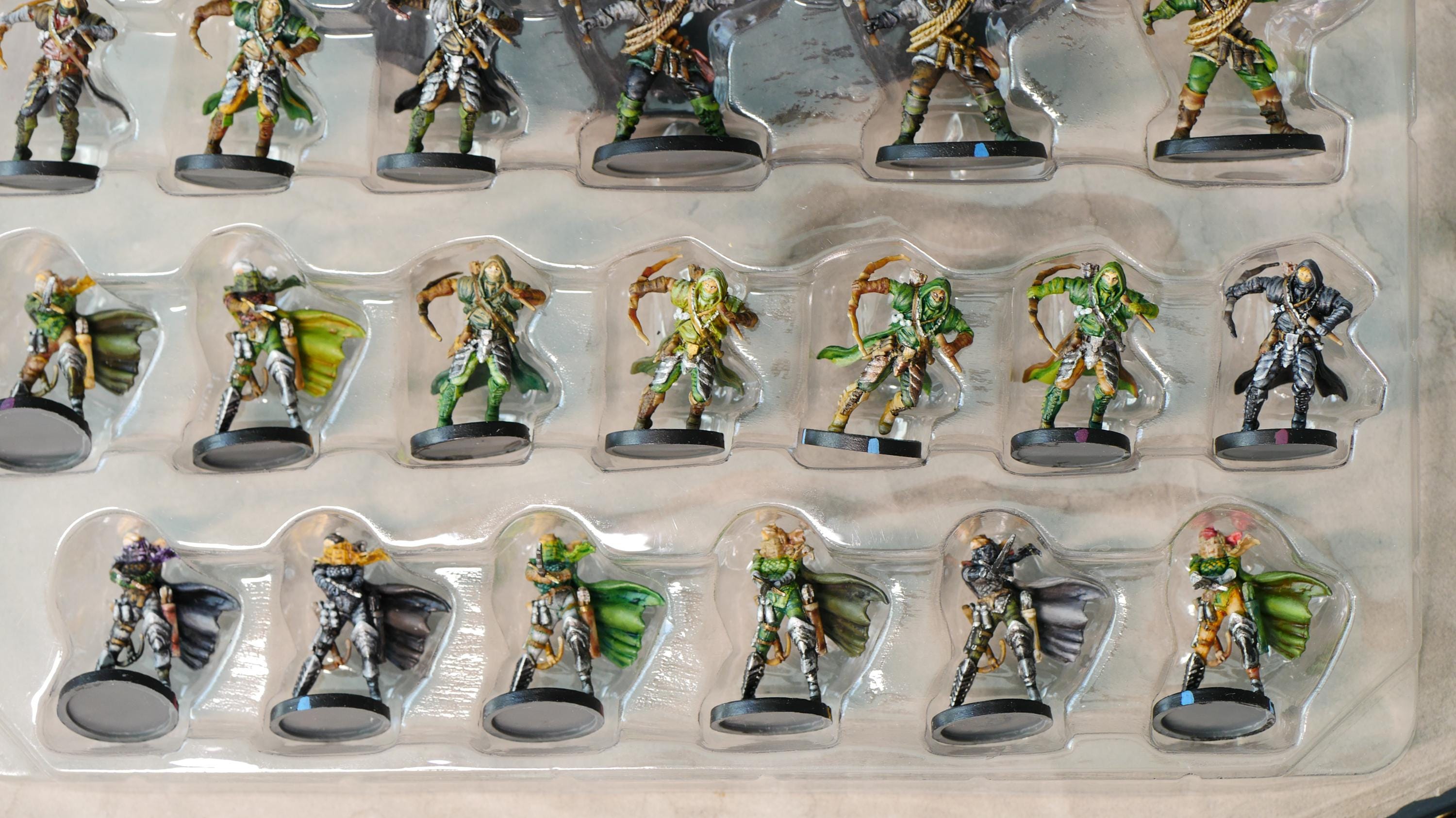 Village Attacks Board Game With All Miniatures Painted to a Very High ...