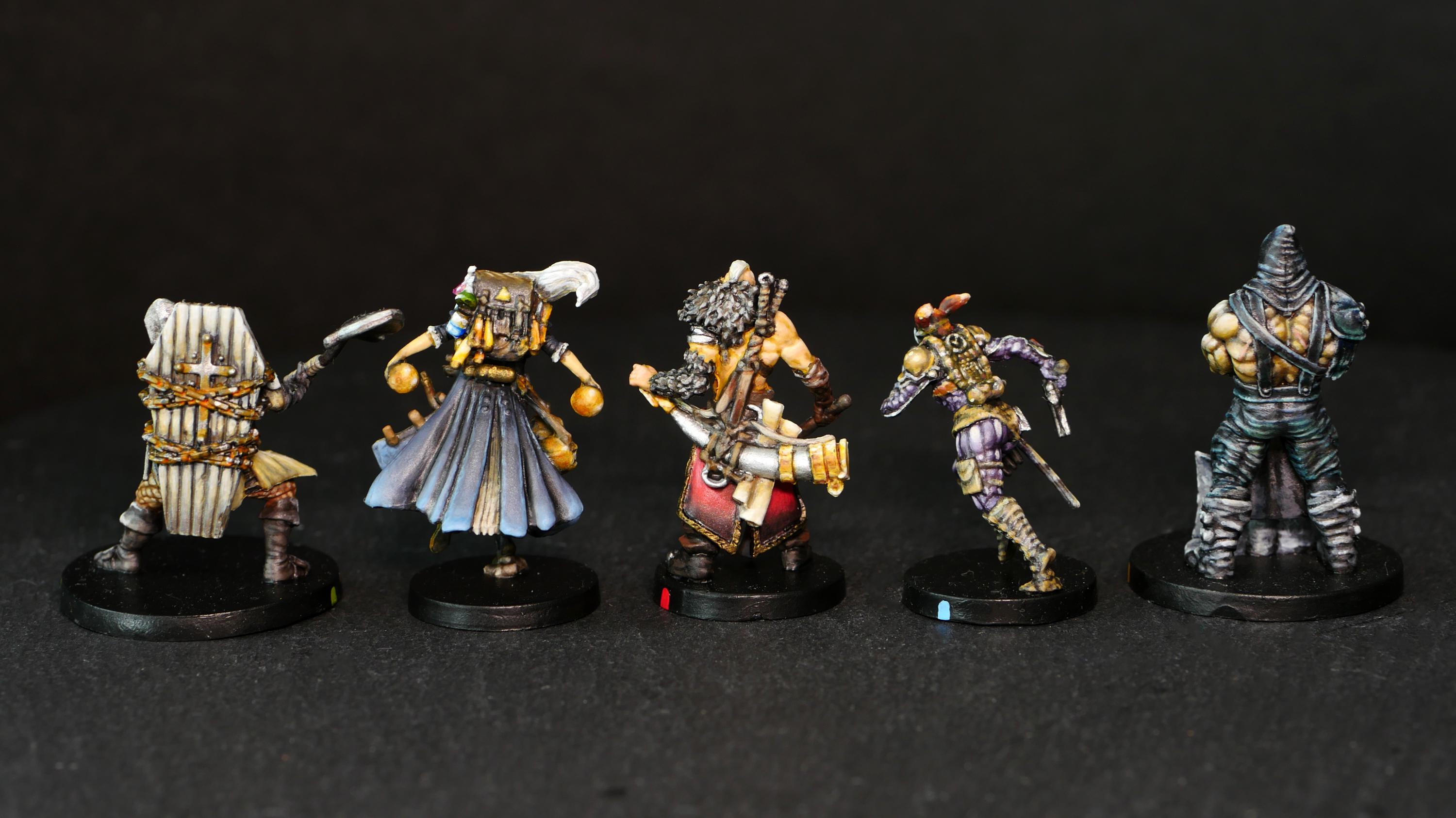 Village Attacks Board Game With All Miniatures Painted to a Very High ...