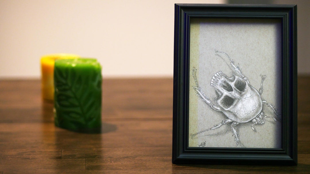 Signed Drawing, "death Beetle" Original Concept Art Design Signed by ...