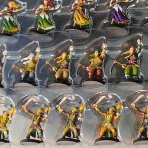 Village Attacks Board Game With All Miniatures Painted to a Very High ...