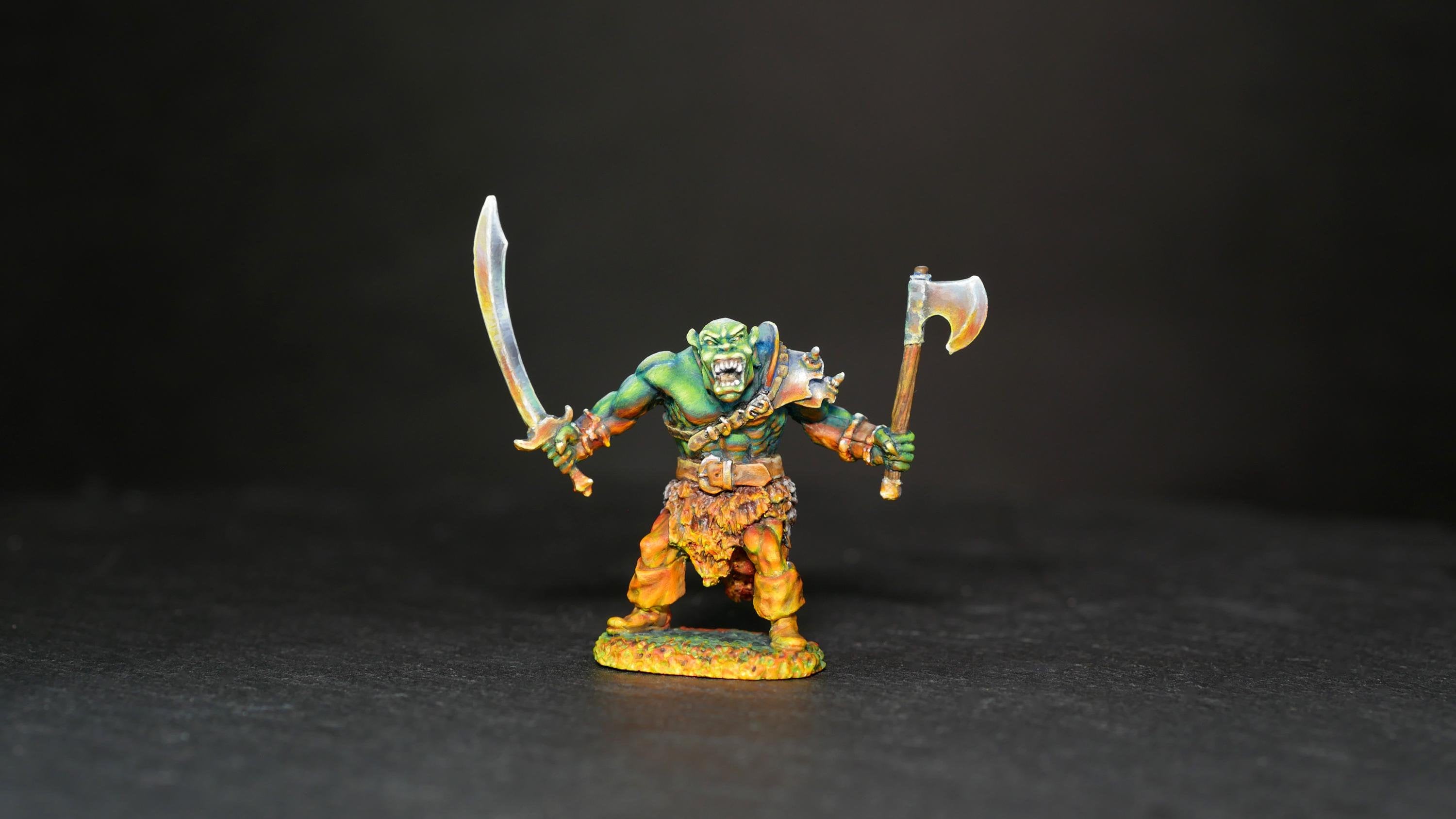 Expertly Painted Vampire Orc Miniature From Reaper Minis - Roleplaying ...